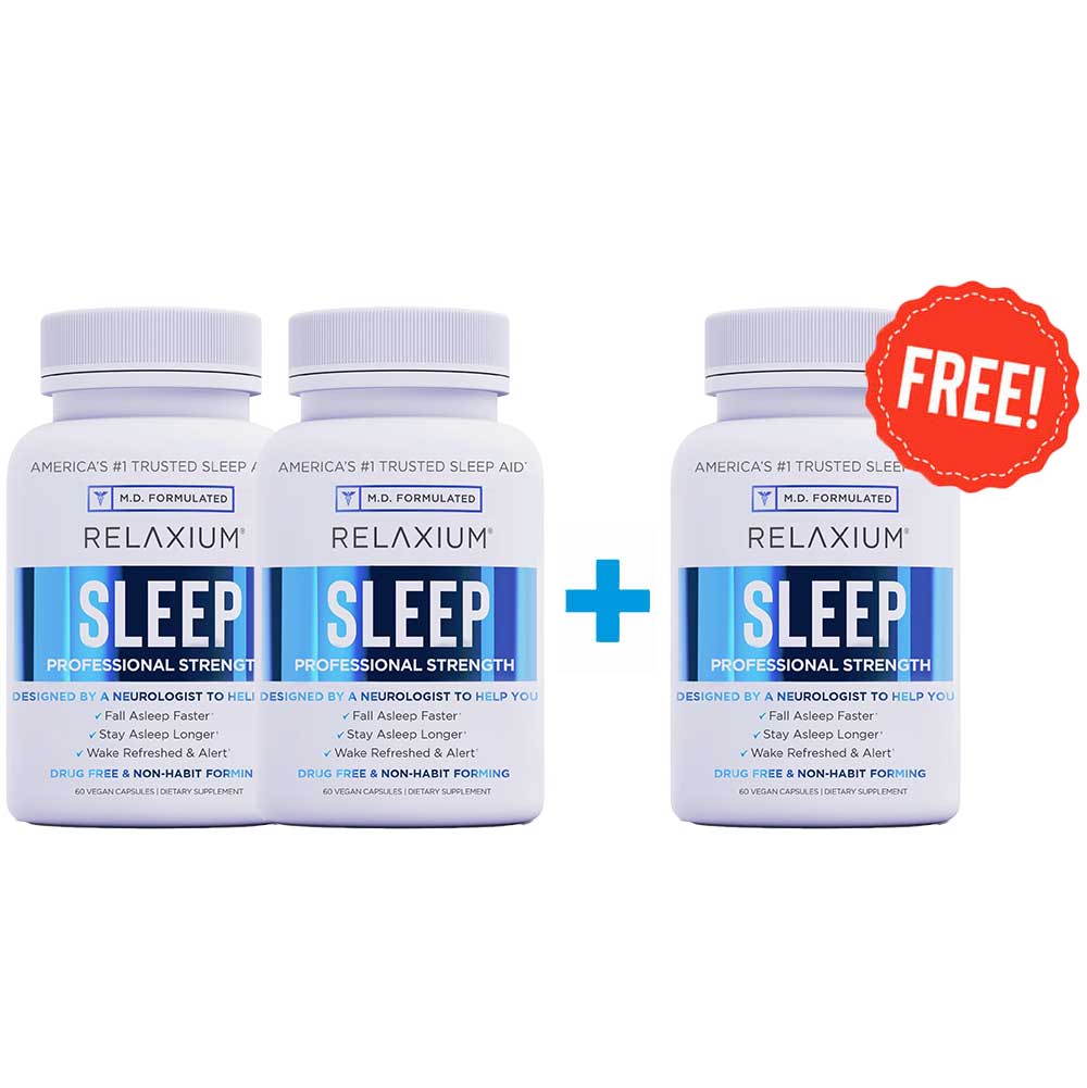 Relaxium® Sleep| Fall Asleep Faster & Stay Asleep Longer