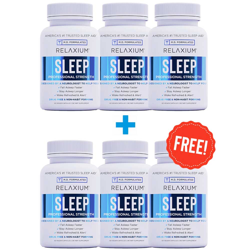 Relaxium® Sleep| Fall Asleep Faster & Stay Asleep Longer